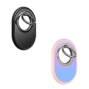 andobil Magnetic Phone Grip Carbon Fiber & Pink