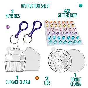 Crayola Glitter Dots Sparkle Charms, Kids Jewelry Crafts, Gift for Girls & Boys, Ages 5, 6, 7, 8