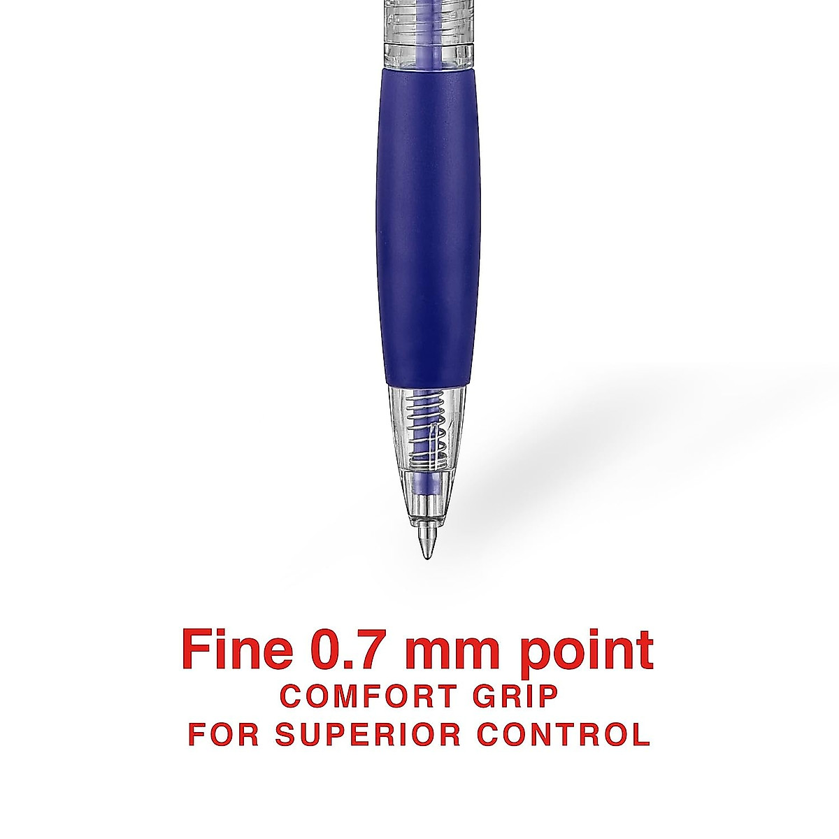 STAPLES 2498403 Ballpoint Rt Fine 0.7Mm Blu Dz