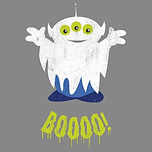 Fifth Sun Pixar Toy Story Floating Alien Women's Cowl Neck Long Sleeve Knit Top, Gray Heather, X-Large