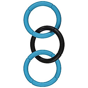 JW Pet Durable Dog Toys - Interactive Rubber Tug & Chew Toy For Dogs Large