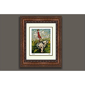 In a Gust, Old English Sheepdogs, Limited Edition, Signed and Numbered Print