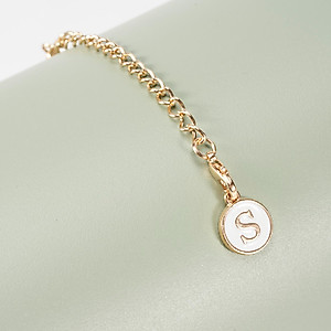 MOTAIN Letter Charm Accessories For Stanley Cup,Stainless Steel Name Id Letter Handle Charm,Upgraded Water Cup Handle Identification Letter Charm(S)