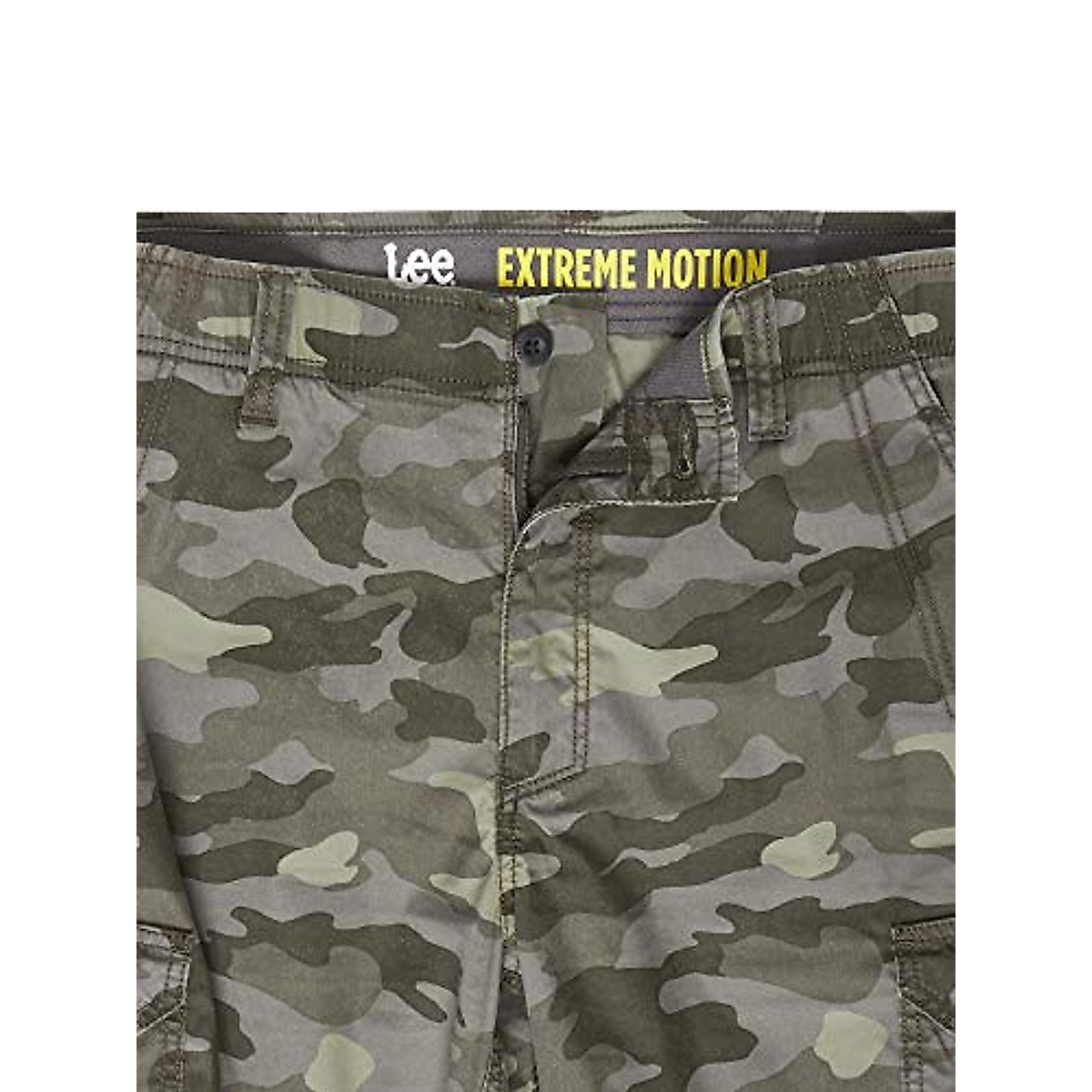 Lee Men's Extreme Motion Crossroad Cargo Short, Woodland Camo, 42