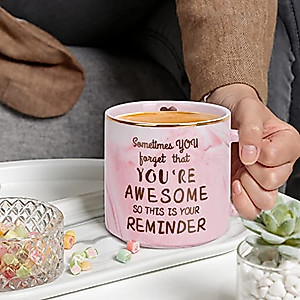 Mothers Day Mom Gifts from Daughter Son, 12 OZ Coffee Mug for Women Wife from Husband Birthday Anniversary Valentines Day Christmas Gifts for Mom New Mom Grandma Friend Sisters Besties Gifts