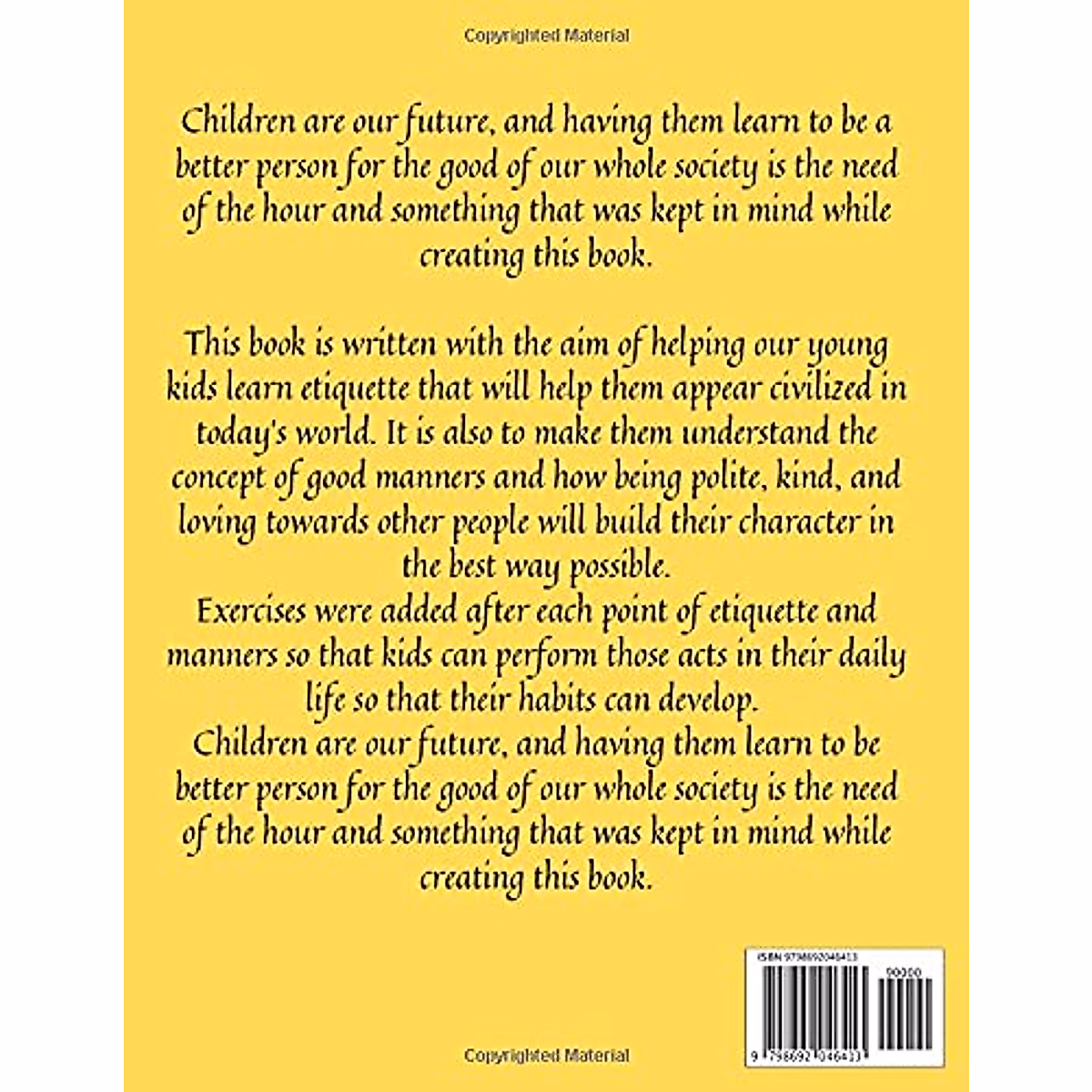 A REFLECTIVE GUIDE ON ETIQUETTE AND GOOD MANNERS FOR KIDS