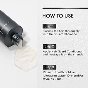 MOEHAIR Hair Guard Conditioner | Strengthens Roots and Boosts Hair Follicles | Moisturizing Conditioner | Infused with Vitamin-E, Argan Oil & Ginseng | Paraben & Sulfate Free Conditioner (12 Fl. Oz)