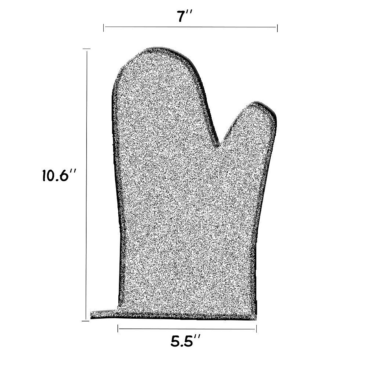 Set of Two Oven Mitts | Heat Resistant Cotton Kitchen Pot Holder [Decorative Kitchen Oven Mitt] Oven Glove | Kitchen Mitts (Dotted Blue)