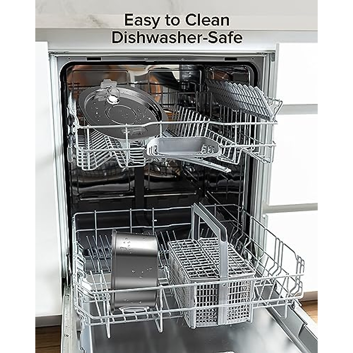 PEKTACO Cat Water Fountain, Pet Water Fountain for Cats/Dogs Inside, Stainless Steel Cat Drinking Fountains with Water Level Window(3.2L/108oz)