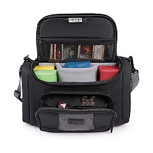 USA Gear MTG Bag Compact Card Case - Magic the Gathering Deck Carrying Case with Padded Customizable Interior, Fits MTG Deck Boxes, Booster Box, Yugioh Card Decks and more Accessories (Bag Only)