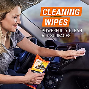 Armor All Car Wash and Cleaner Kit, Includes Cleaning Wipes for Car Interior, Cleaner Concentrate, Car Air Freshener, Microfiber Towels (8 Piece Kit)