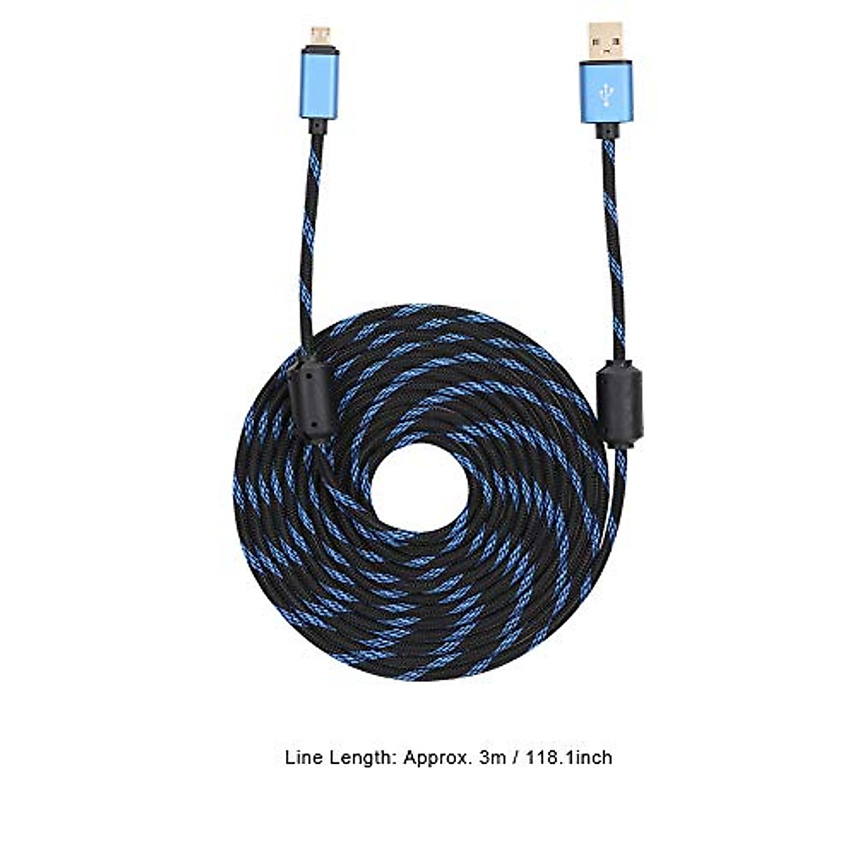 Binyalir Controller Charging Cable, Wear Resistant Heavy Duty USB Charging Cable Strong Micro USB for Handle
