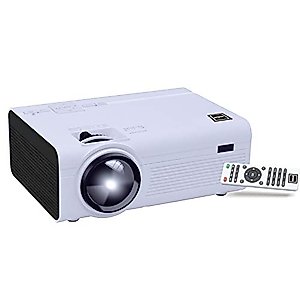 RCA RPJ136 Home Theater Projector - 1080p Compatible, High Res, Bright, White