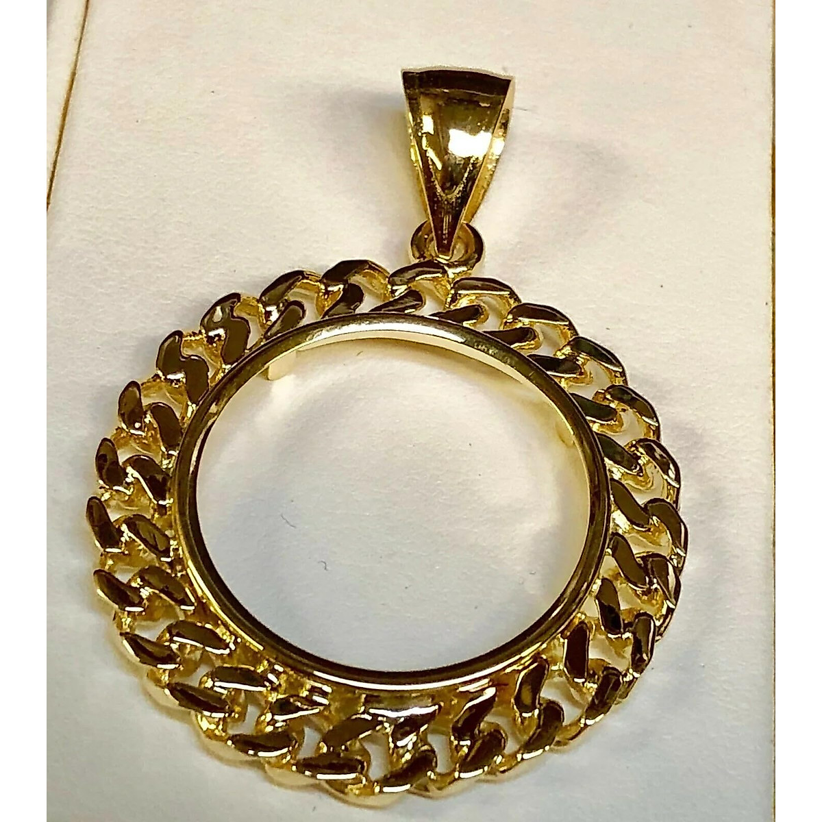 TEX 14k Yellow Gold Pendant, 1/2oz US American Eagle Coin, Approx 25g