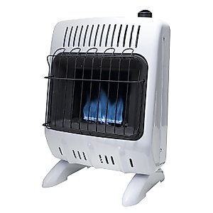 Mr. Heater F299710: Vent Free 10,000 Btu Blue Flame Propane Heater, One Size, White