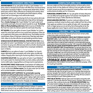 OdoBan Disinfectant Concentrate and Odor Eliminator, 1 Gallon, Fresh Linen Scent