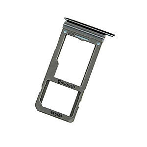 Ubrokeifixit Galaxy S8,S8 Plus Micro SD Card Slot Single Sim Card Tray Holder Replacement for Samsung Galaxy S8 G950/S8+ Plus G955-Black