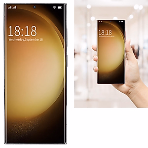 banapoy Unlocked Cell Phone, 6.8 HD Screen Unlocked Smartphone, 5G WiFi, 8GB RAM, 256GB ROM, Octa Core CPU, 24MP Camera, FM Radio, GPS, 2G 3G Dual SIM, Smart Mobile Phone for Android 13