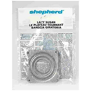 Shepherd Hardware Lazy Susan Square Turntable, 3-Inch