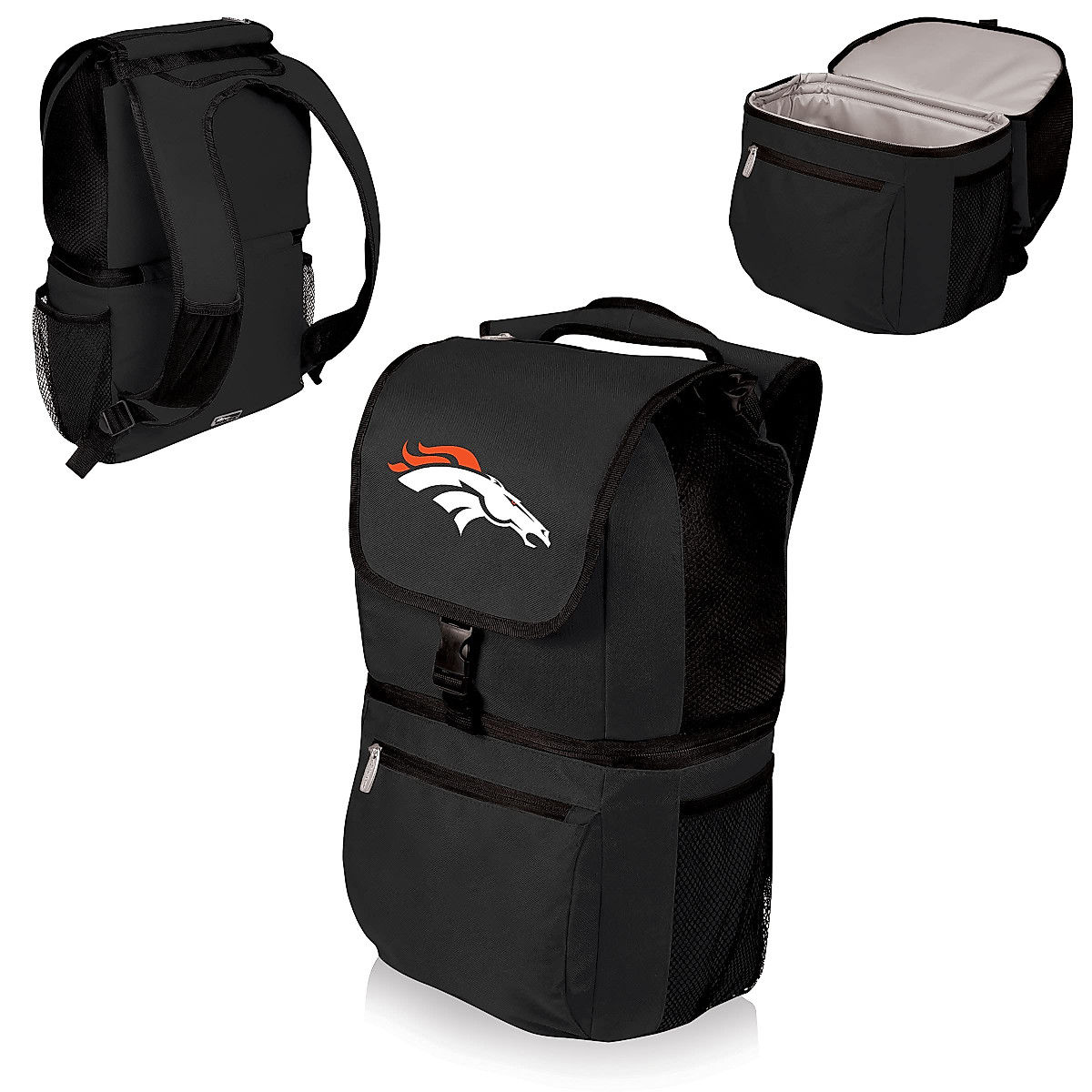 Black Denver Broncos Zuma Cooler Backpack