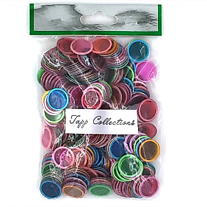 Tapp Collections Bingo Transparent Chips 300-pk - Assorted Colors