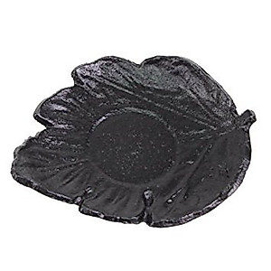 2 Sado Black Leaf Teacup Saucer+2 Green Polka Dot Hobnail Japanese Cast Iron Tea Cup Teacup