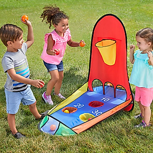 Kidoozie Pop-Up Basketball, Indoor or Outdoor Sport Activity, Suitable for Preschool and School Aged Children Ages 3 and Older