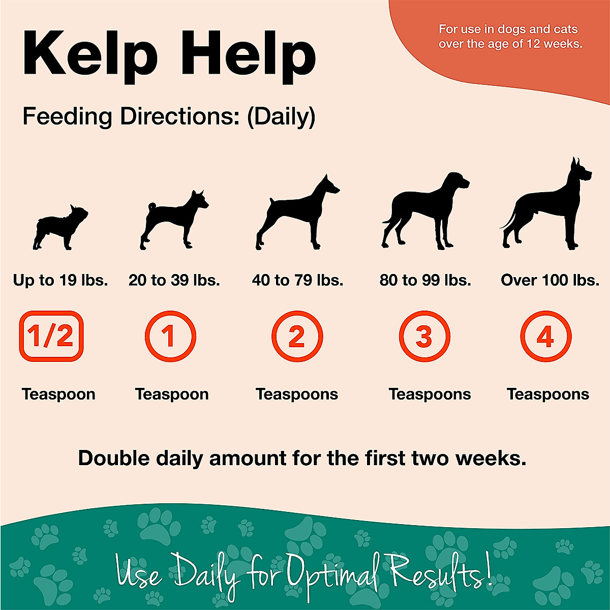 NaturVet Kelp Help Plus Omegas Skin and Coat Supplement for Dogs and Cats, Powder, Made in The USA with Globally Source Ingredients 1 Pound