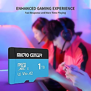 INLAND Micro Center Performance 1TB microSDXC Card, A2 Micro SD Card, UHS-I C10 U3 V30 A2 4K UHD Video Flash Memory Card with Adapter for Smartphones, Tablets, Drones and Action Cameras (1TB)