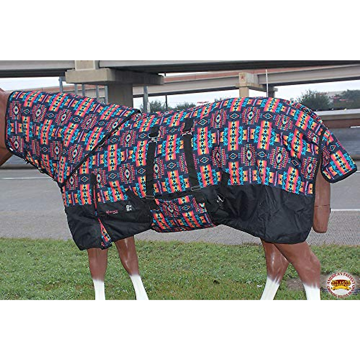 HILASON 1200D Ripstop Waterproof Turnout Winter Horse Blanket Neck Cover - 72 Inches | Horse Blanket | Horse Blankets for Winter Waterproof | Horse Turnout Blanket | Horse Turnout