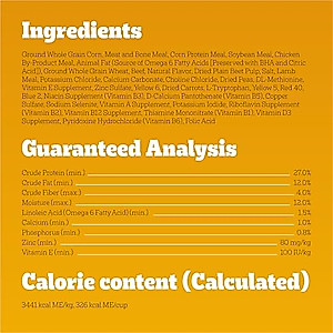 PEDIGREE High Protein Adult Dry Dog Food Beef and Lamb Flavor Dog Kibble, 3.5 lb. Bag