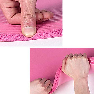 Gillberry Yoga Mat Thick, Exercise Mats,Workout Mats for Home,Non-Slip Thick Fitness Pilates Mat with Yoga Mat Strap