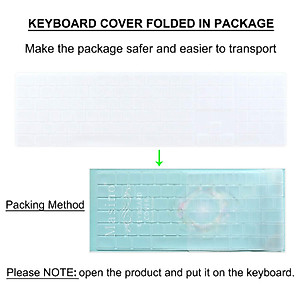 Silicone Keyboard Cover Skin for Apple Magic Keyboard with Numeric Keypad MQ052LL/A (A1843) US Layout Ultra Thin Protector Skin Accessories Transparent