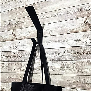 Tetra-Teknica 6 Pack Home Essentials Metal Wall Hook, Matte Black