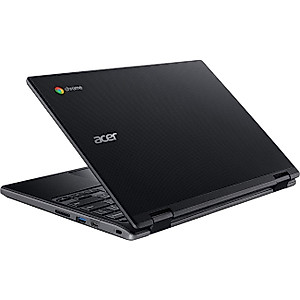 Acer Chromebook Spin 311 11.6" Touchscreen 2-in-1 Laptop, AMD A6-9220C Processor up to 2.7GHz, 4GB DDR4 RAM, 64GB Storage (32GB eMMC + 32GB Flash Drive), WiFi, Bluetooth, Type-C, Black, Chrome OS