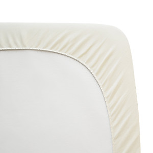 American Baby Company Waterproof Crib and Toddler Mattress Protector, Quilted Fitted Protector Pad Cover made with Organic Cotton Top Layer, 52“ x 28"