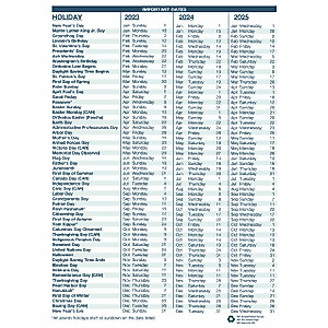 House of Doolittle 2023 Economy Calendar Planner, Monthly, Black Cover, 8.5 x 11 Inches, December - January (HOD26002-23)