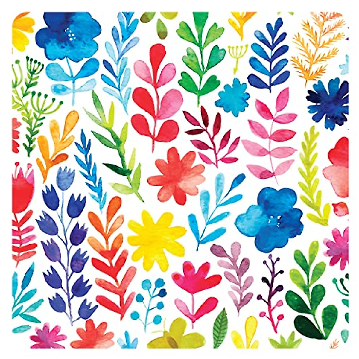 BapronBaby Rainbow Watercolor Floral Bapron - Soft Waterproof Stain Resistant Bib - Machine Washable - 6m - 5yr - (Sz Baby/Toddler 6m-3T)