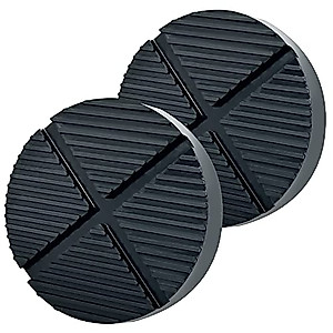 TONDA Floor Jack Rubber Pad, Universal Jack Pad Adapter, Pinch Weld Side Frame Rail Protector, 2 Packs