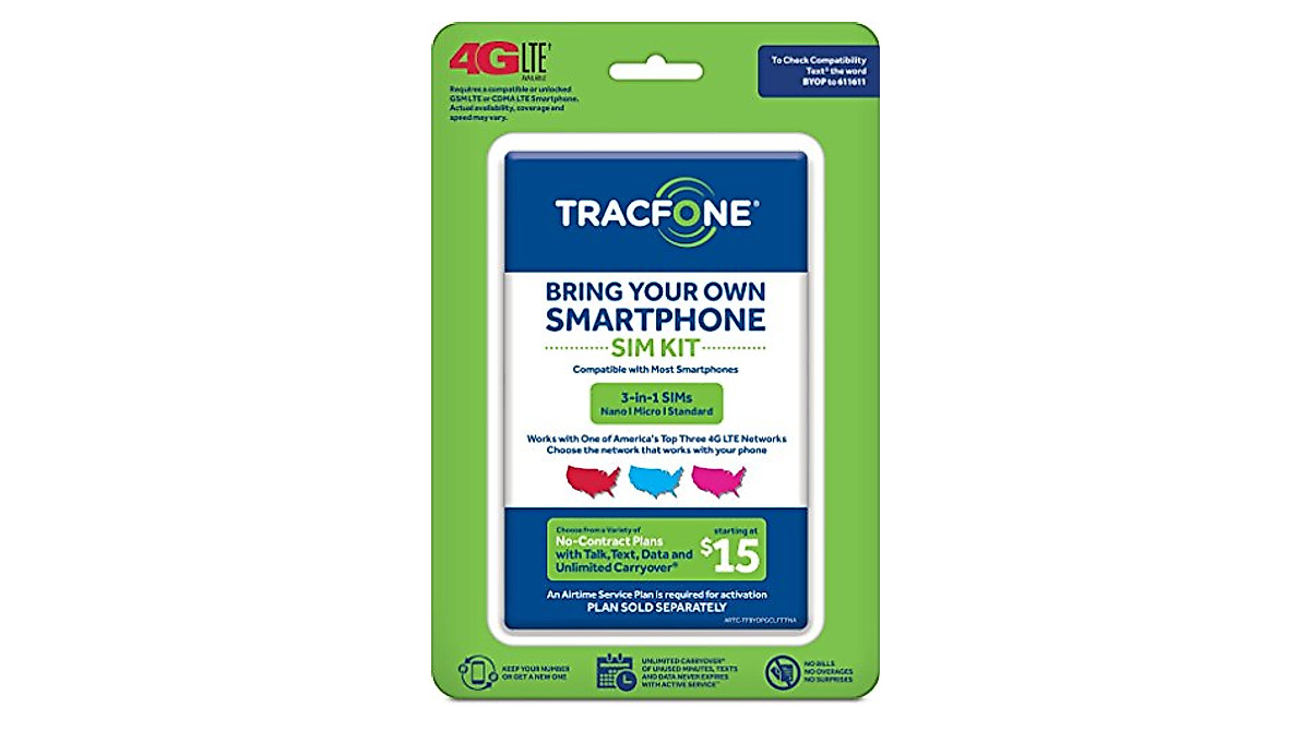 TracFone Bring Your Own Phone SIM Activation Kit