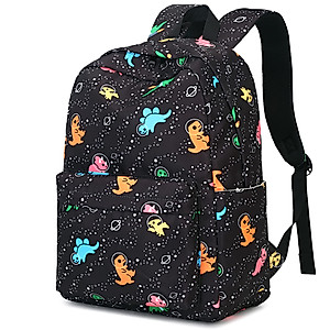 Xunteny Dinosaur Backpack for Girls Women Teens, School Backpack College Bookbags Ladies Laptop Backpacks