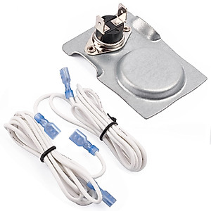 Hiorucet Yiming Magnetic Thermostat Switch with High Temperature Resistant Wire for Fireplace Blower Fan, Wood Stove, Gas Log Fireplace, Circuit On At 120°F and Off At 90°F.