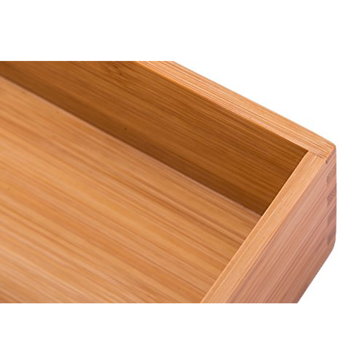 Sansnow Bamboo Office Supplies Organizer Box Stationery Accessory Organizer, Bamboo 8"*4"