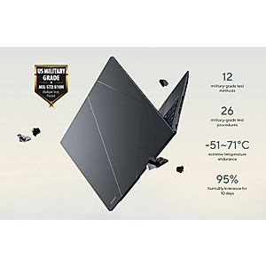 ASUS Zenbook 14.5" 2.8K(2880 x 1800) 120Hz OLED Laptop | EVO 12-Core i5-13500H | 100% DCI-P3 Pantone | WiFi 6E | 2X Thunderbolt 4 | Widnows 11 Home | w/HDMI (8GB LPDDR5 RAM | 512GB PCIe SSD)