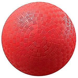 AppleRound 8.5-inch Dodgeball Playground Balls, Pack of 4 Balls with 1 Pump, Official Size for Dodge Ball, Handball, Camps and Schools (4 Balls and 1 Pump)