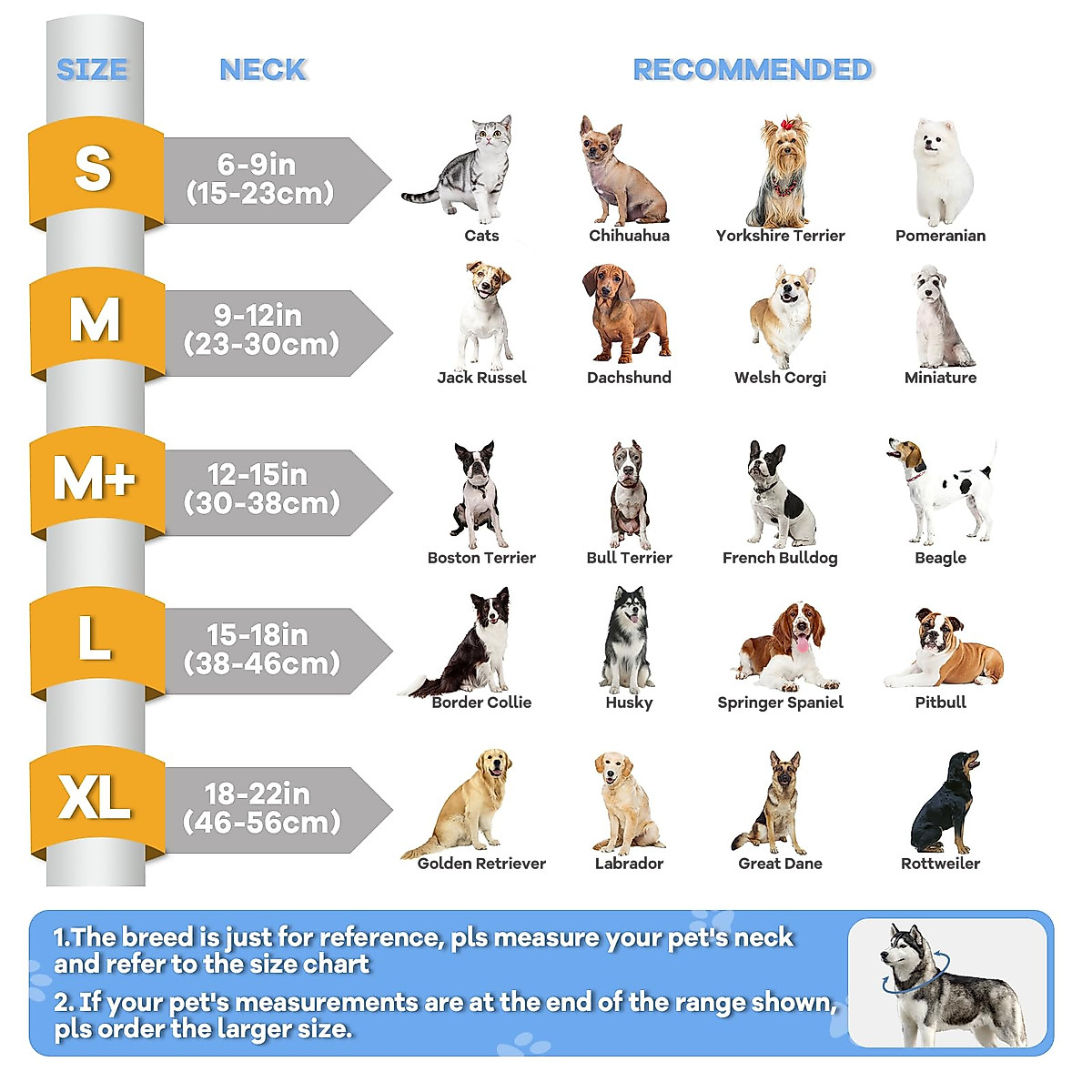 NoarWin Inflatable Dog Cone Collar, Soft Dog Cone for Dogs After Surgery, 2-in-1 Inflatable Dog Cone with Detachable Anti-Licking Shield, Adjustable Dog Cone Collar, Elizabethan Collar (L, Grey)