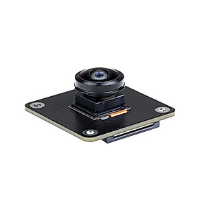 Coolwell IMX378-190 Fisheye Lens Camera for Raspberry Pi Series Board, 190° Wide Angle Fisheye Lens, 12.3MP, Wider Field of View