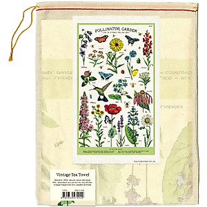 Cavallini & Co., Garden Pollinator Vintage Kitchen / Tea Towel