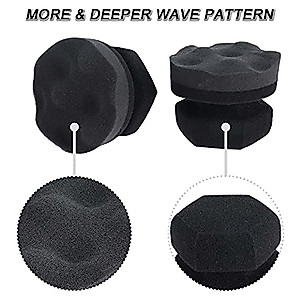 AuInLand Tire Dressing Applicator Tire Shine Applicator Dressing Pad Car Detailing Foam Sponge Tire Cleaner Sponge, 10 Packs