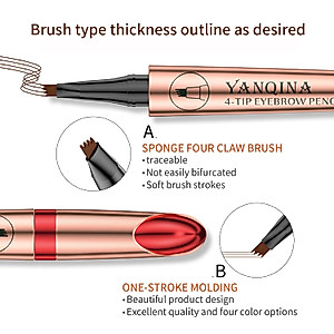 5x Longer Voluminous Eyelashes, 2 in 1 Vibely Mascara & Dark coffee Eyebrow Pencil & Black Eyeliner, Waterproof No Clumping (3 Set)